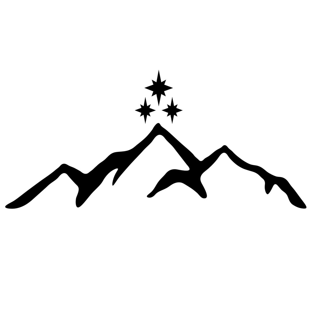 Mountains/ Stars/ the Night Court/ Decal - Etsy