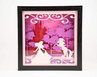 Princess Shadow Box/from the Moment They Placed You in My Arms - Etsy