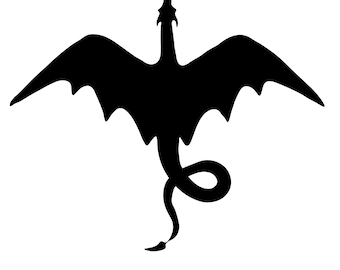Dragon/ Version 1 / Decal | Etsy