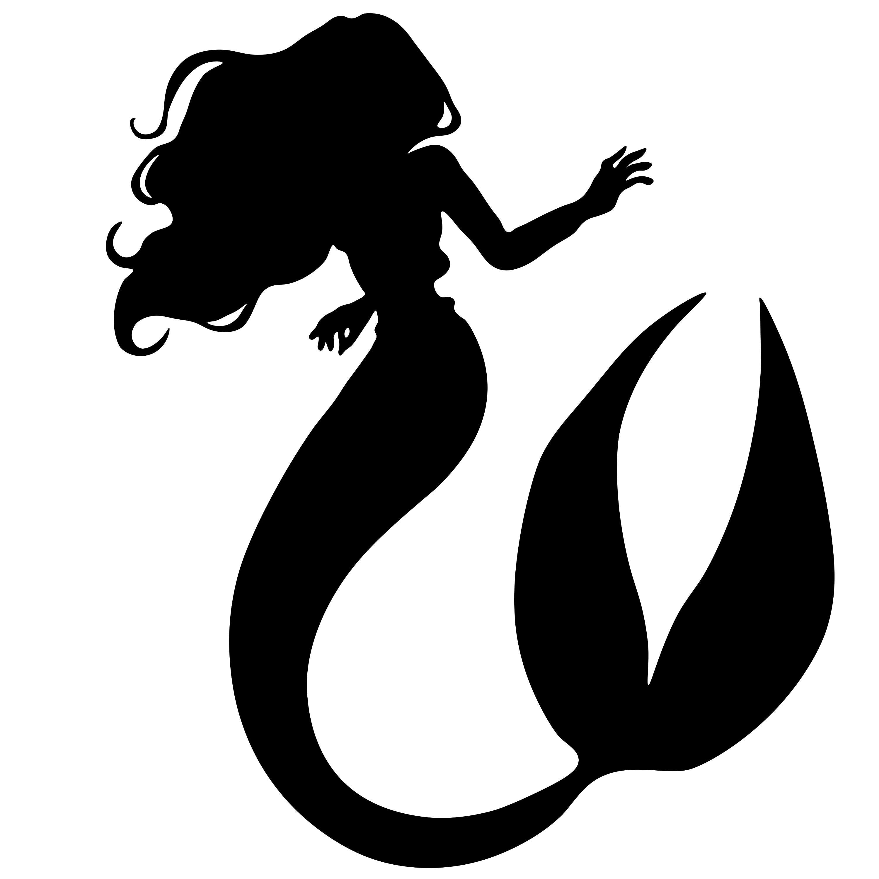 Mermaid/ Version 4/ Decal - Etsy
