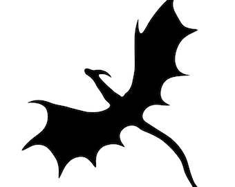 Dragon/ Version 1 / Decal | Etsy