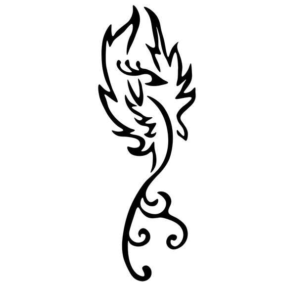 Phoenix/ Version 1 / Decal | Etsy