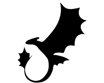 Dragon/ Version 1 / Decal | Etsy