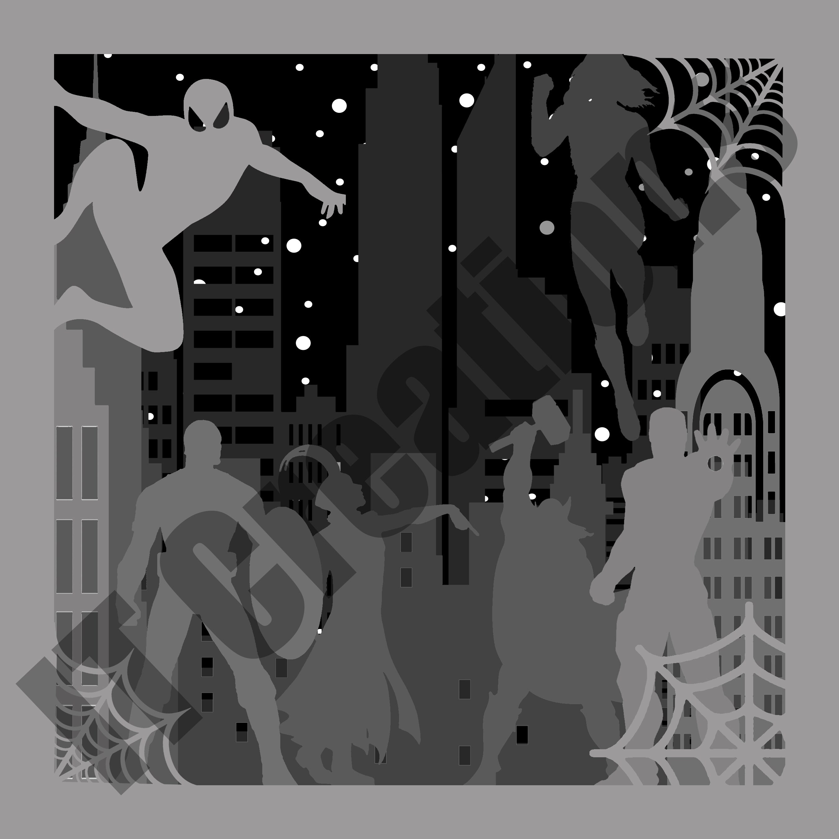 Superhero Shadow Box; Cricut Digital Files - Etsy