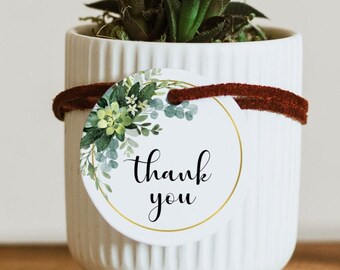 Succulent Gift Tag | Etsy