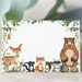 Woodland Editable Place Cards Food Labels Tent Cards Woodland - Etsy