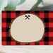 Buffalo Plaid Food Labels Place Cards Template Editable Buffet - Etsy