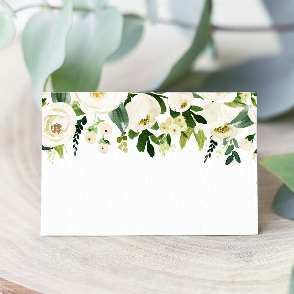 Floral Place Cards - Etsy