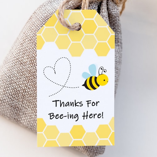 Thank You for Beeing Here Baby Shower Tags Baby Sprinkle - Etsy