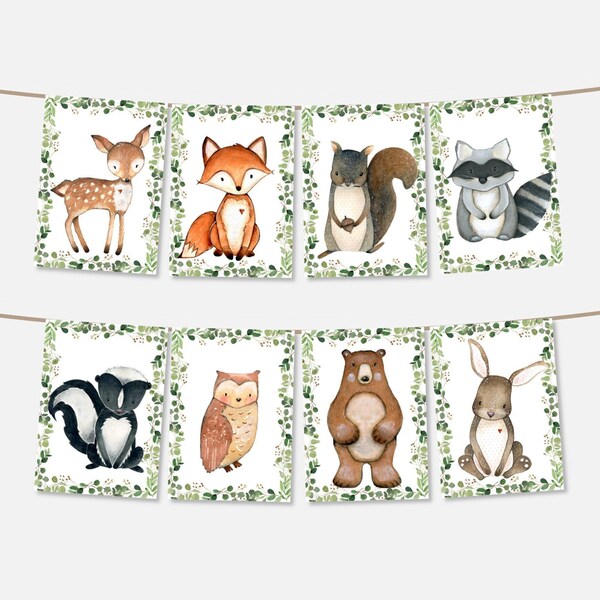Woodland Banner - Etsy