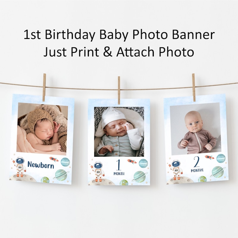 Galaxy Birthday Banner - Etsy