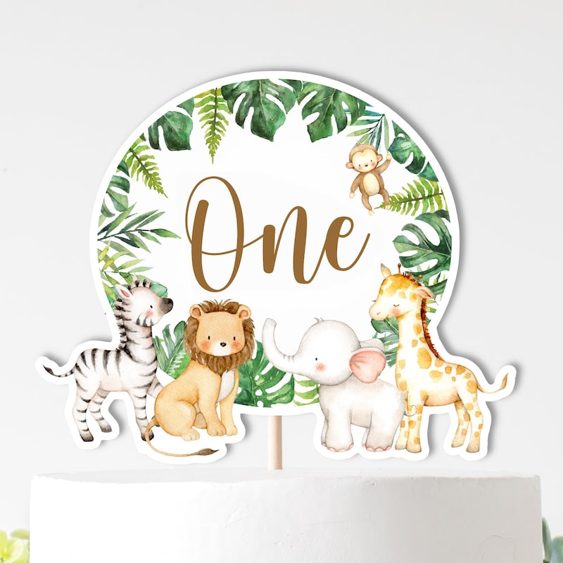 Jungle Cake Topper - Etsy