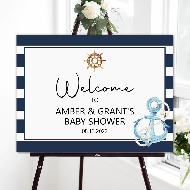 Nautical Baby Shower Decor - Etsy