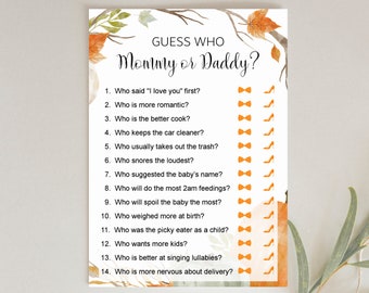 Guess Who Baby Shower Game - Etsy
