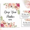 Boho Date Jar Cards & Sign Date Night Idea Cards Dusty Rose Boho Bridal ...