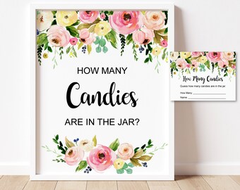 How Many Cookies Are in the Jar Game Printable Baby Shower - Etsy