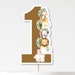 PRINTABLE Jungle Number 1 Cake Topper Jungle First Birthday Cake Topper ...