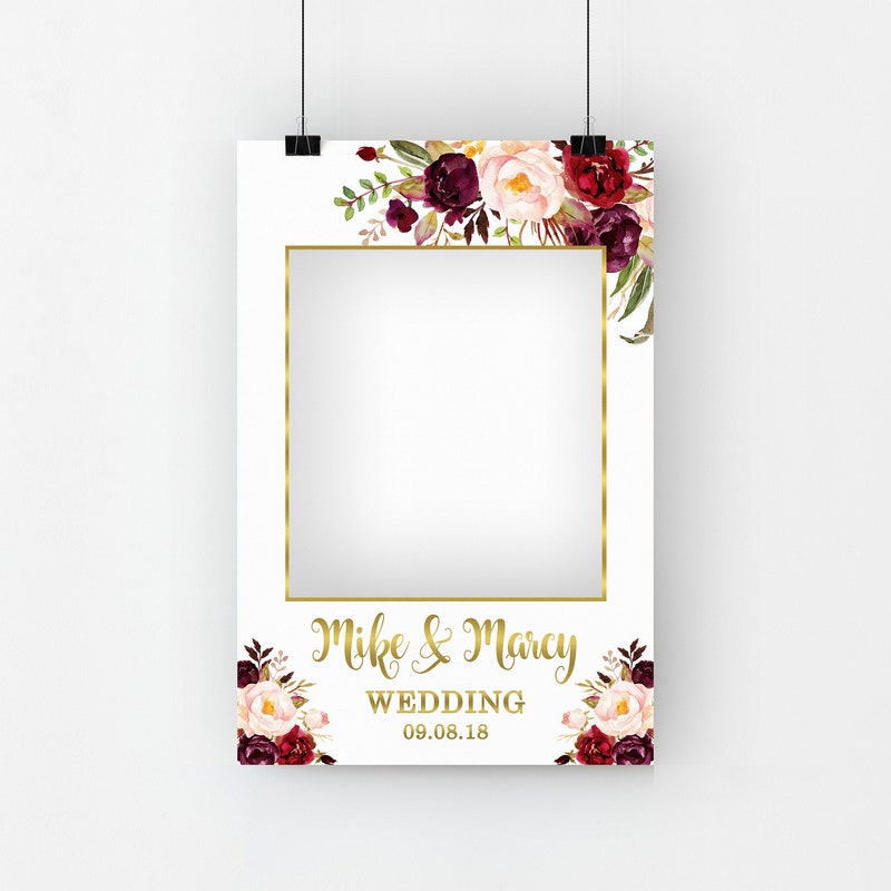 Burgundy Wedding Decor - Etsy