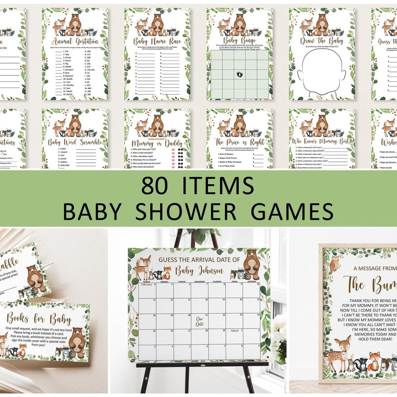 Baby Shower Games' - Etsy