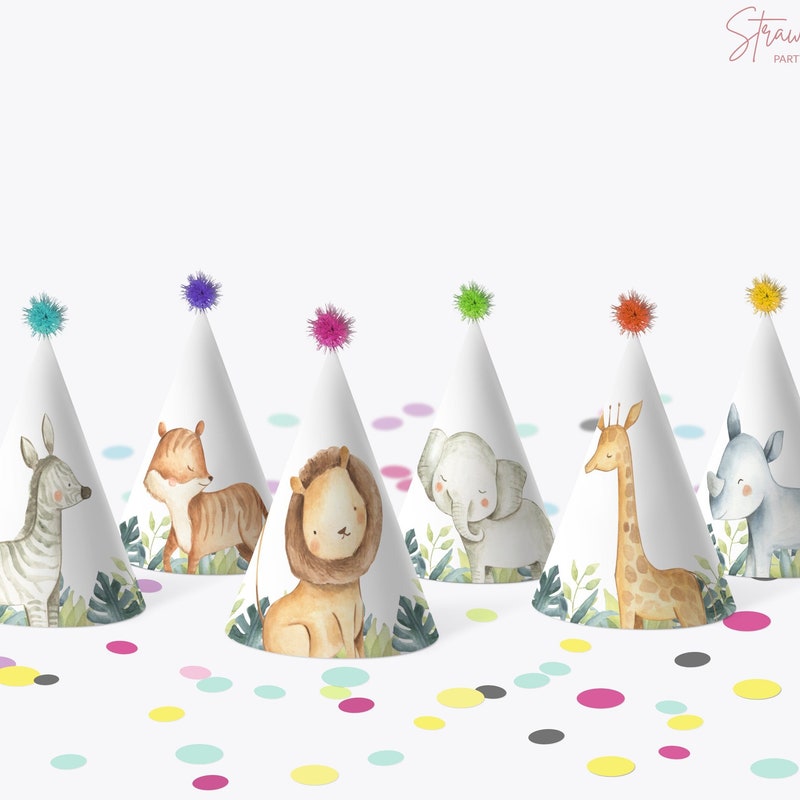 Animal Party Hats - Etsy