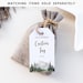 Editable Forest Mountain Thank You Tag Wedding Favor Tag Adventure Baby ...