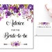 Bridal Shower Games Printable Purple Bridal Shower Game Bundle ...