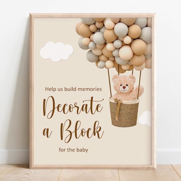 Baby Shower Blocks - Etsy