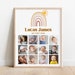 Editable Rainbow First Year Photo Collage Poster 1st Trip - Etsy