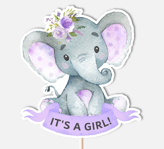 Its A Girl Purple Clip Art