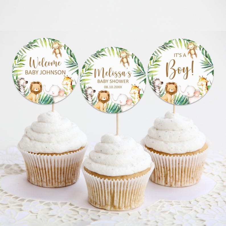 Table Number Cards Jungle Safari Animals Printable Table Numbers 1-20 ...