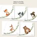 PRINTABLE Party Hats Woodland Animals Forest Party Woodland - Etsy