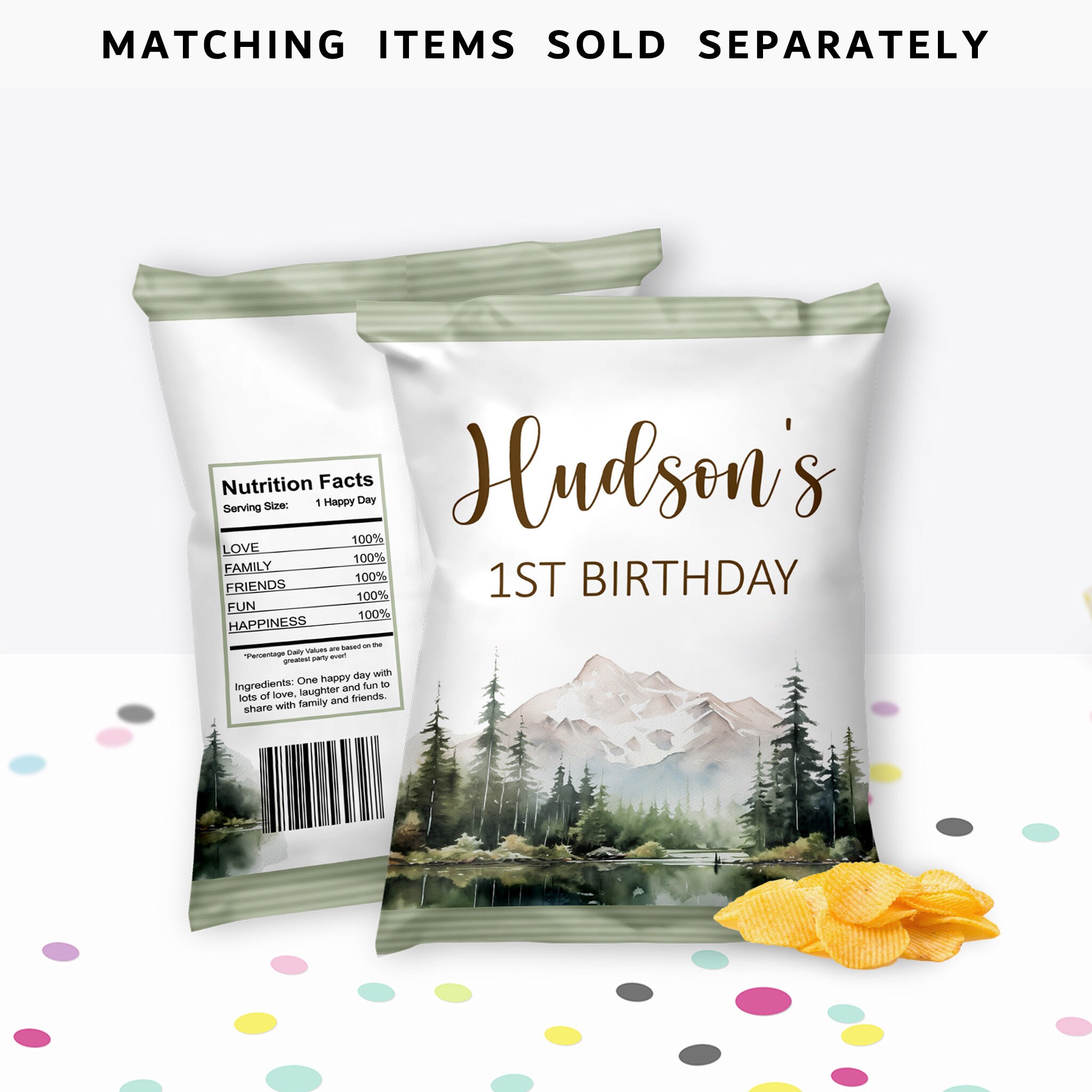 Editable Happy Birthday Banner Adventure Birthday Banner Forest ...