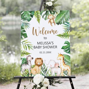 Table Number Cards Jungle Safari Animals Printable Table Numbers 1-20 ...