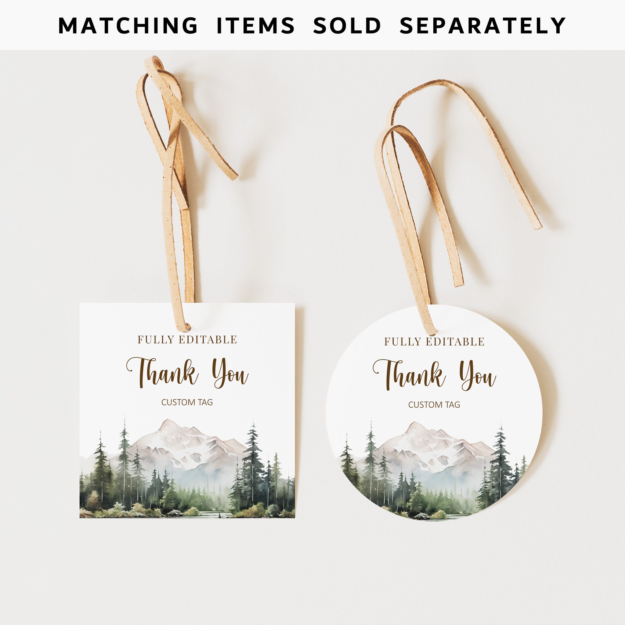 Editable Forest Mountain Banner Template Custom Banner Adventure ...