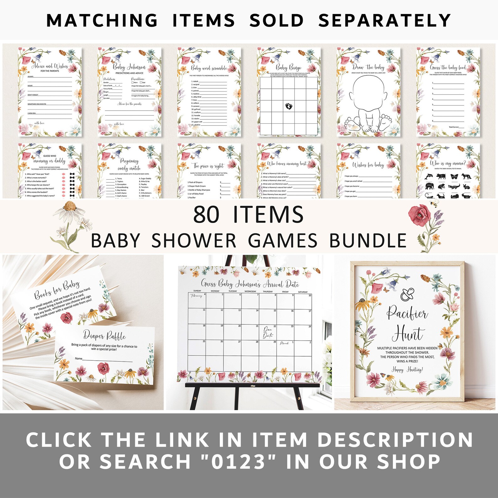 Editable Wildflower Table Number Card Template Floral Wedding Seating ...