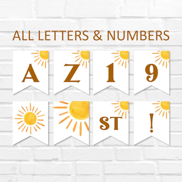 Sun Banner - Etsy