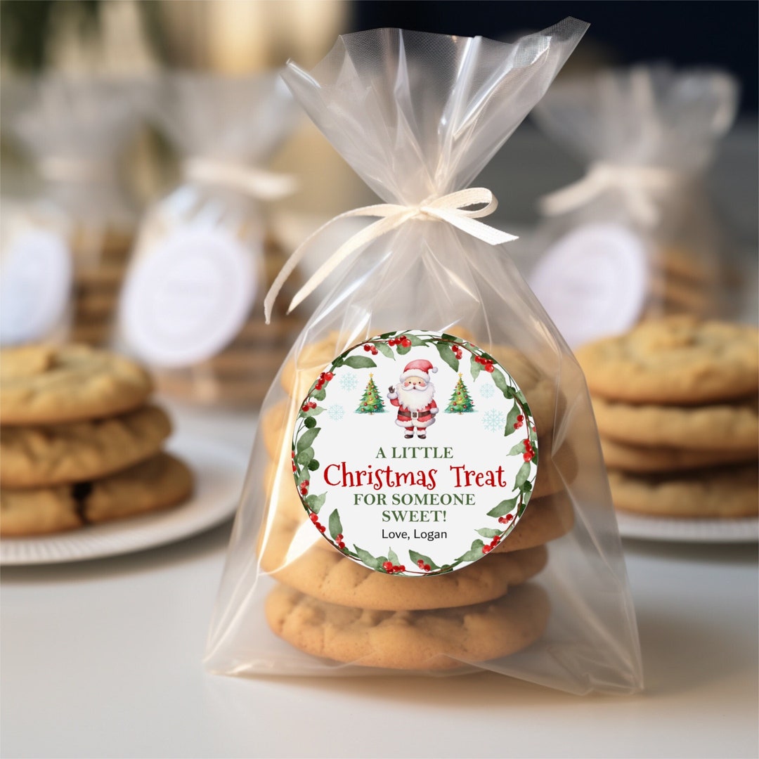 Editable Christmas Treat for Someone Sweet Gift Tag Holiday Treat Bag ...