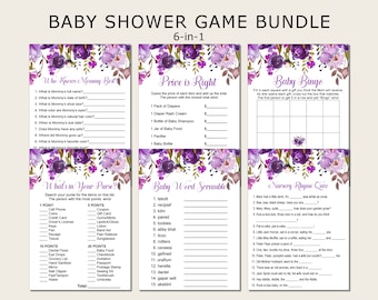 Purple Baby Shower | Etsy