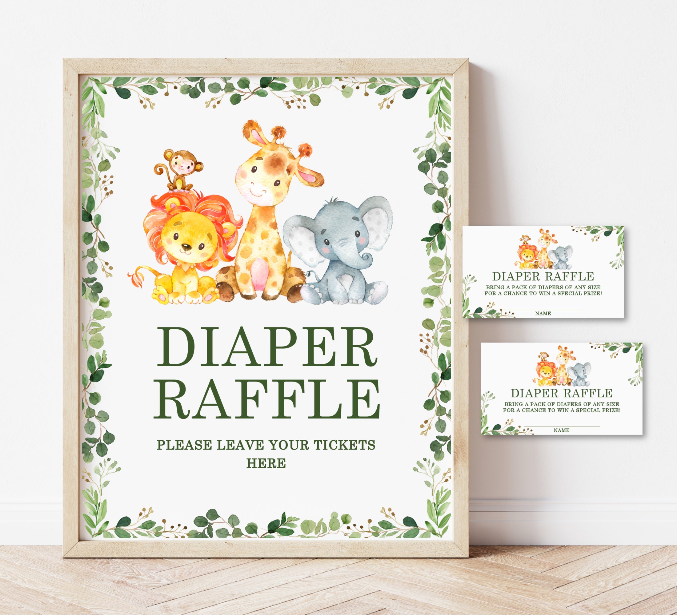 Baby Shower Raffle Game