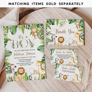 Editable Safari Animals Banner Jungle Animals Banner Printable Template ...