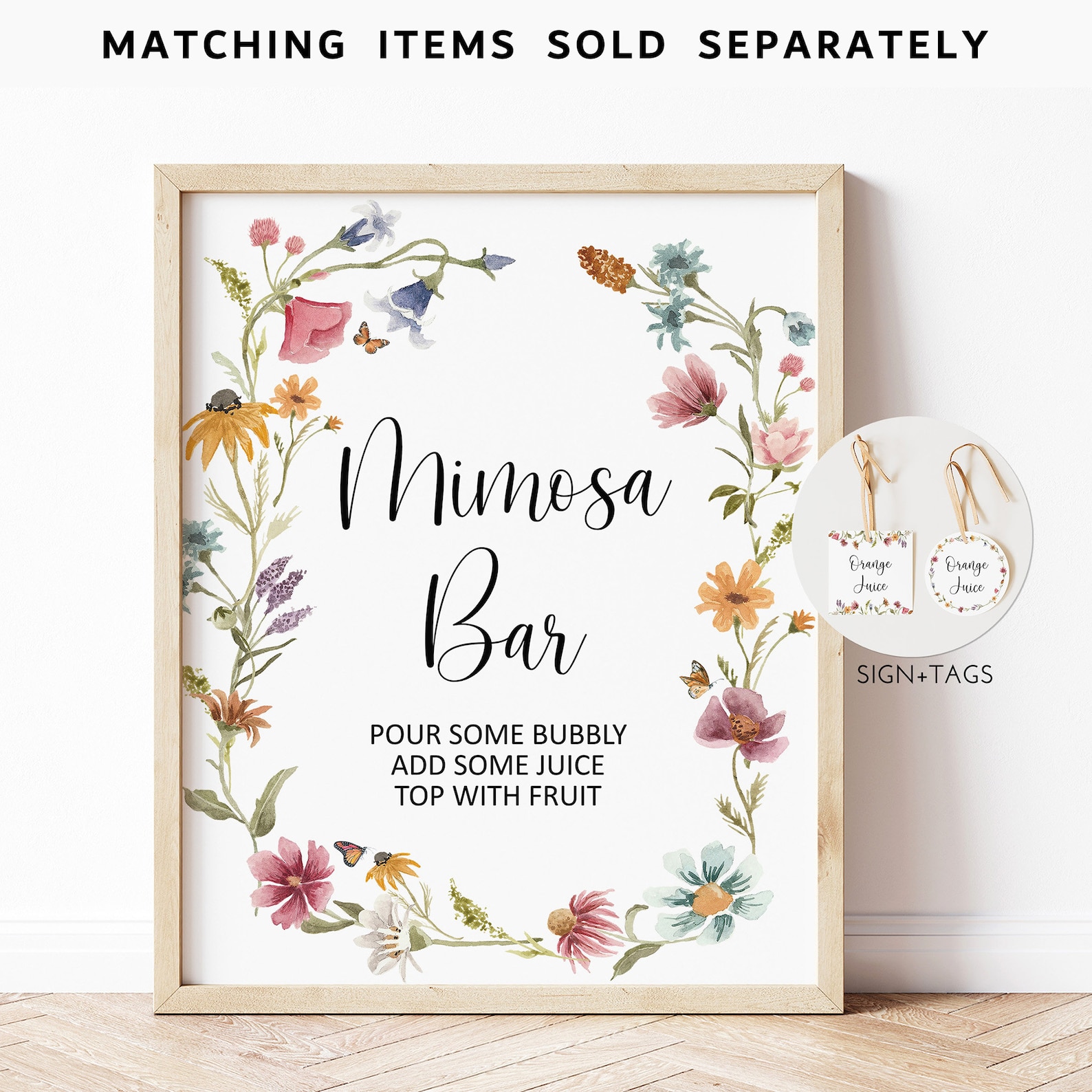 Editable Wildflower Banner Template Colorful Flowers Custom Banner ...