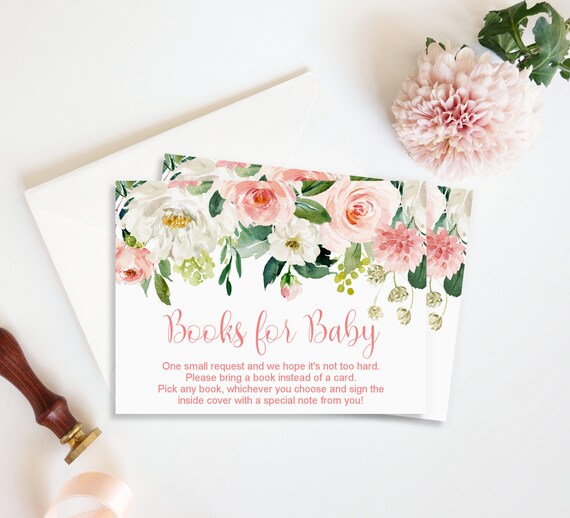Libros Para Tarjetas De Baby Shower Tarjetas De Solicitud De Libros De