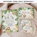 Editable Jungle Safari Table Numbers Safari Baby Shower Safari Birthday ...