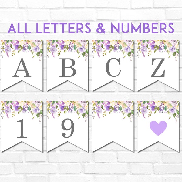 Purple Banner - Etsy