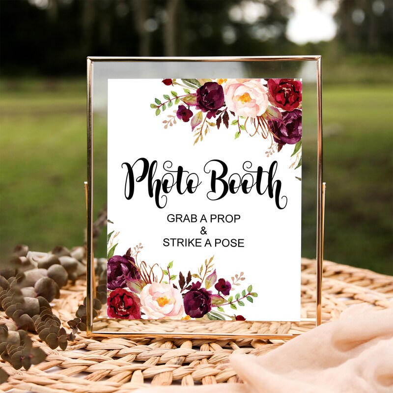 Photo Booth Sign - Etsy