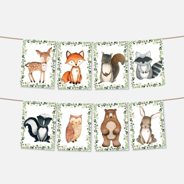 Woodland Banner - Etsy
