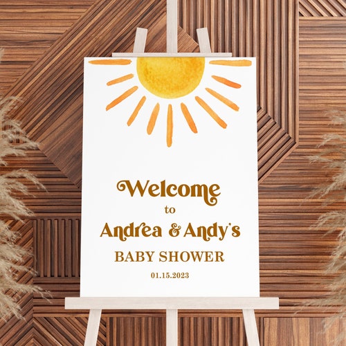 Sun Water Bottle Label Sun Baby Shower You Are My Sunshine - Etsy