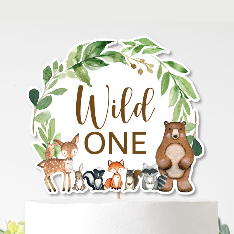 Wild One Printables - Etsy