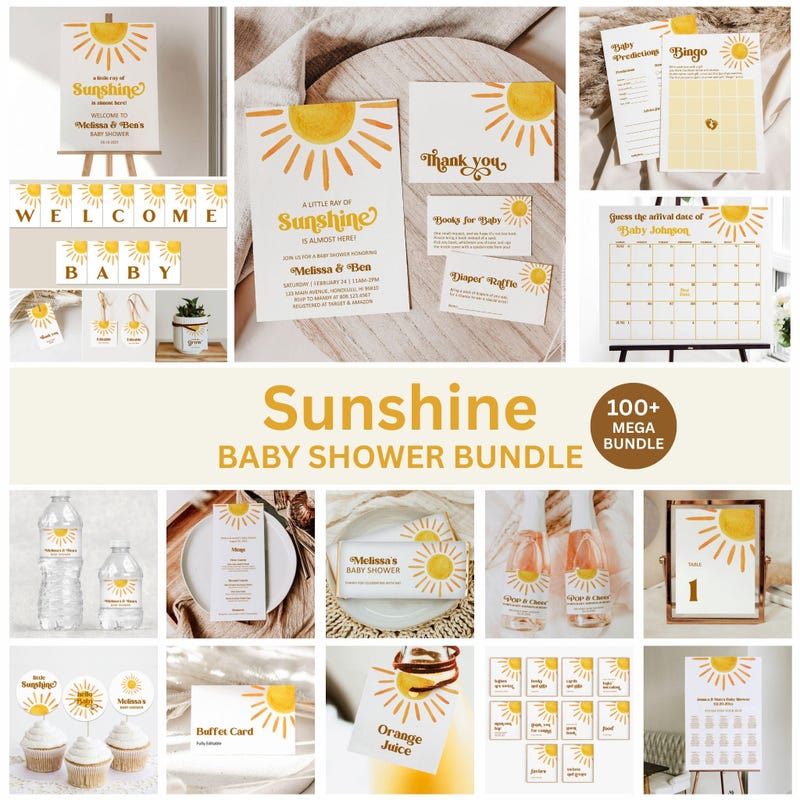 Ray of Sunshine Neutral Bundle - Etsy