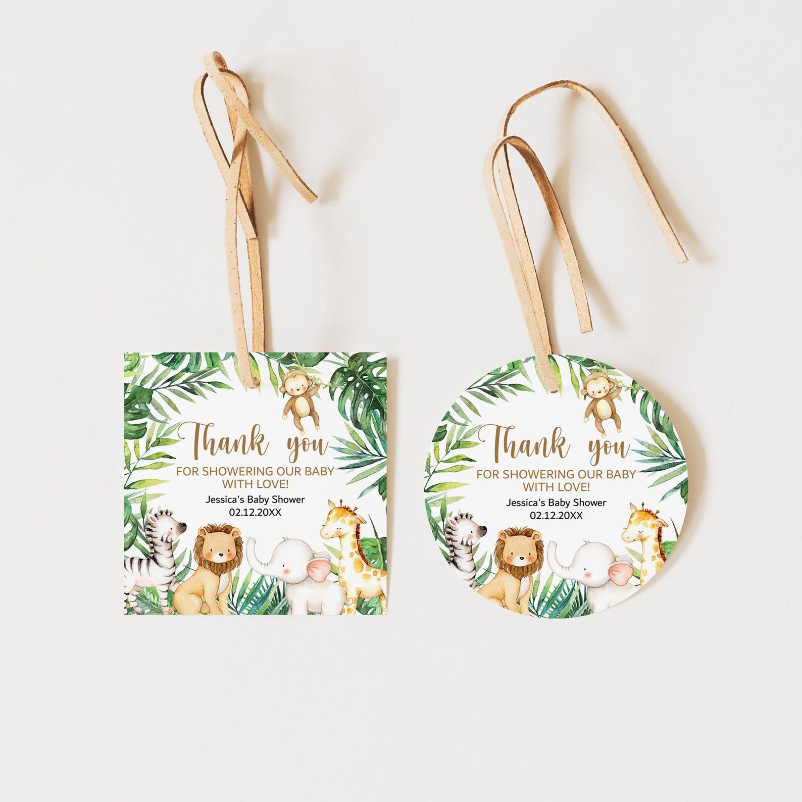 Table Number Cards Jungle Safari Animals Printable Table Numbers 1-20 ...